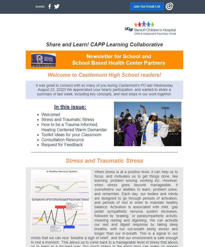 School Consultation | UCSF Child and Adolescent Psychiatry Portal